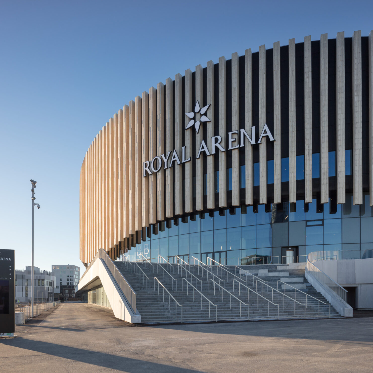 Accoya fins selected for the Royal Arena in Copenhagen- Denmark