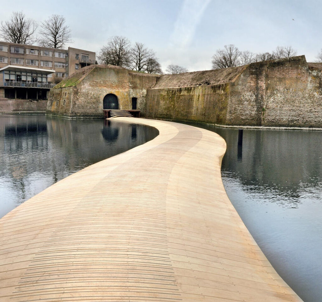 Drijvende brug - Accoya