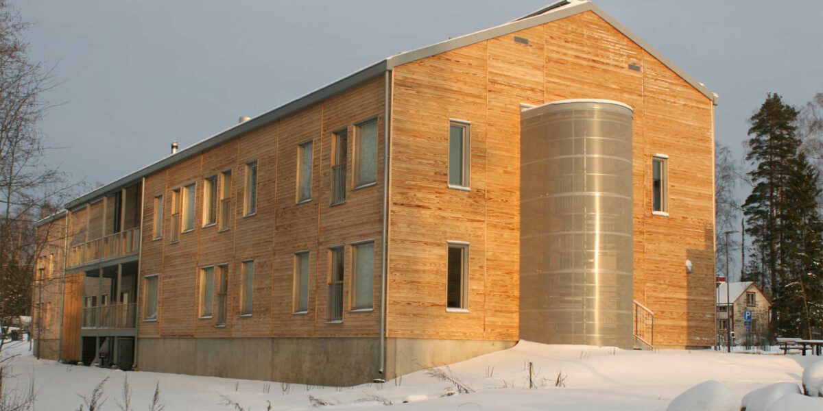 Accoya facade featured on charity building - Finland