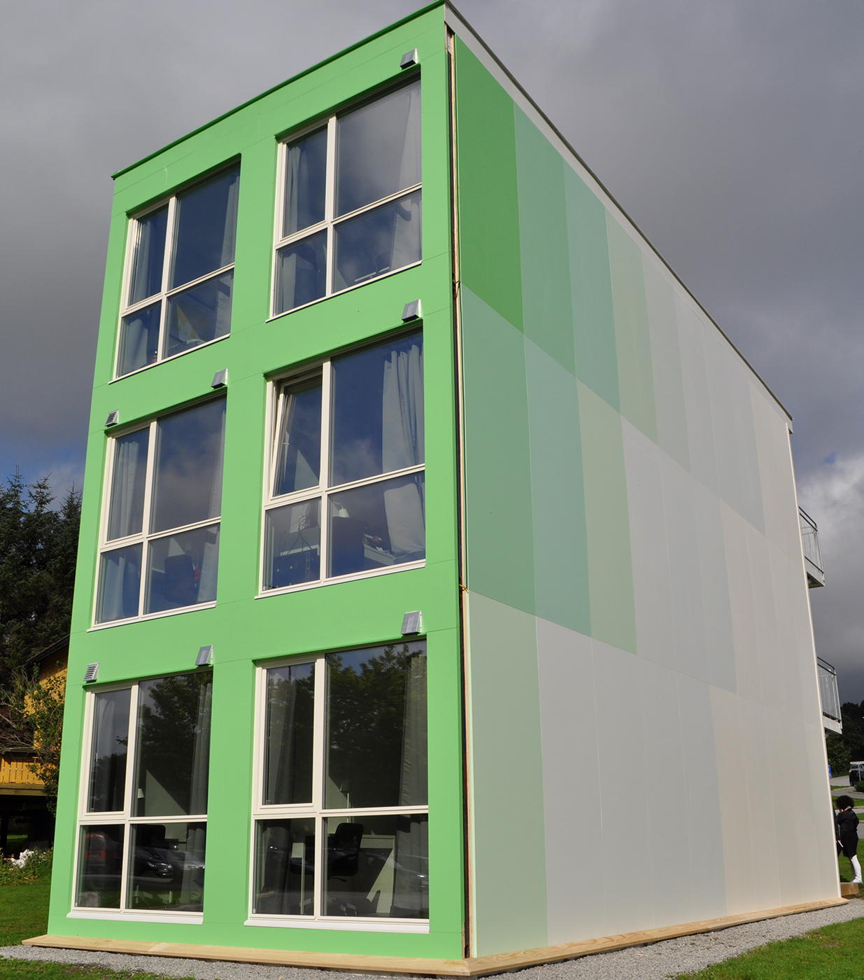 Accoya wood frame cladded with Medite Tricoya - Norway