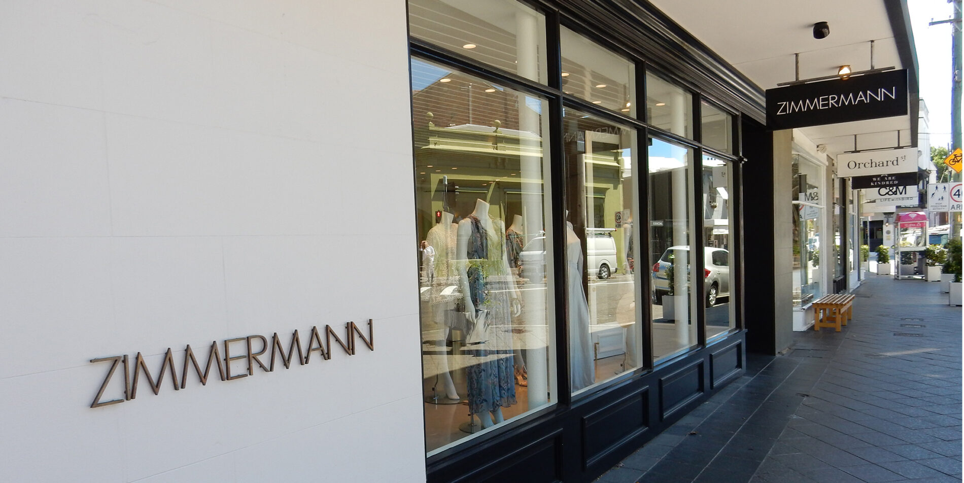 Zimmermann Store - Designer store chose Accoya and Tricoya