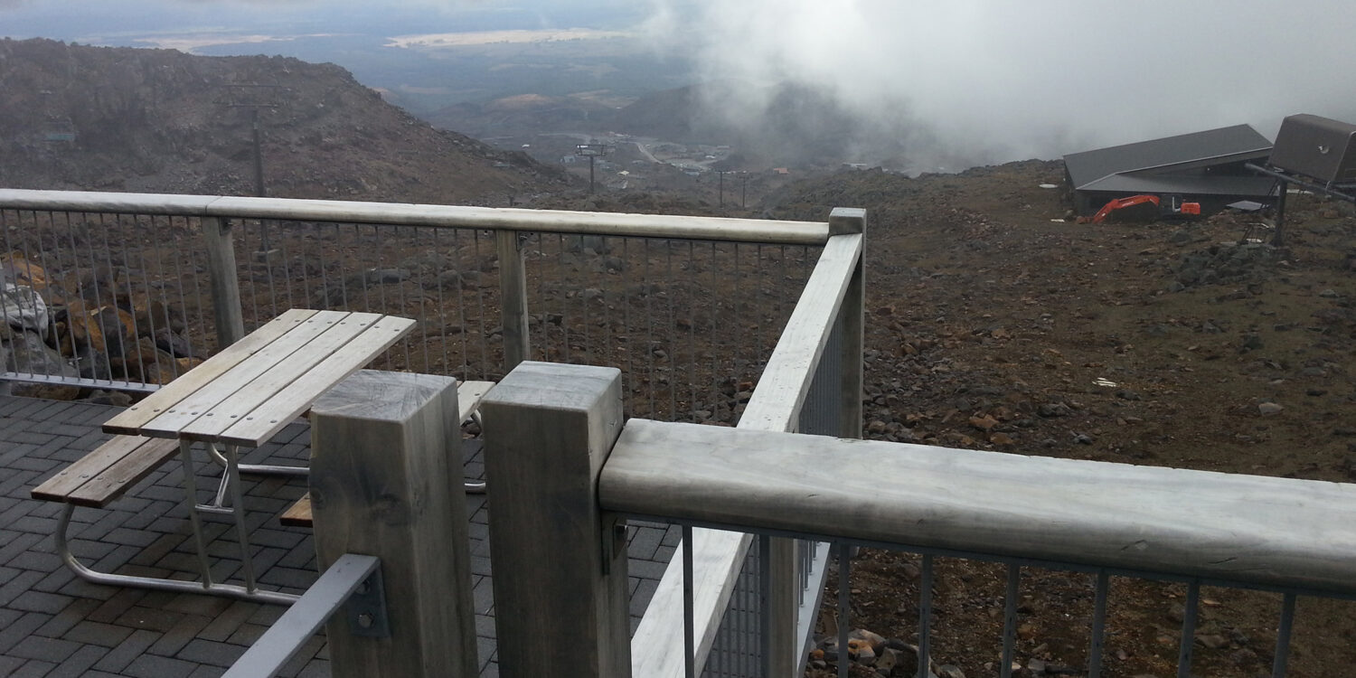 Accoya handrail Mt. Ruapehu New Zealand - Accoya