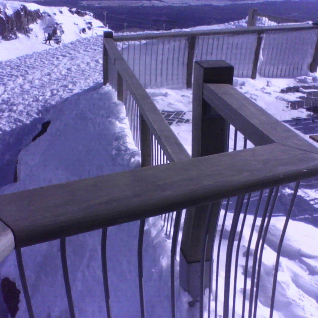 Accoya handrail Mt. Ruapehu New Zealand - Accoya