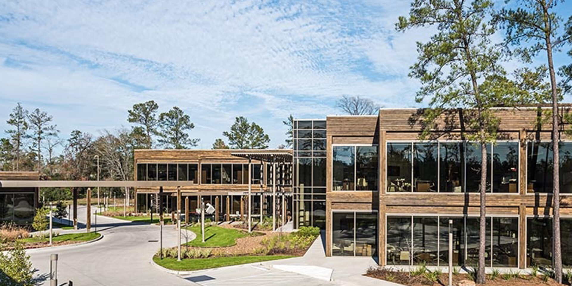 GeoSouthern headquarters chose Accoya wood for siding.
