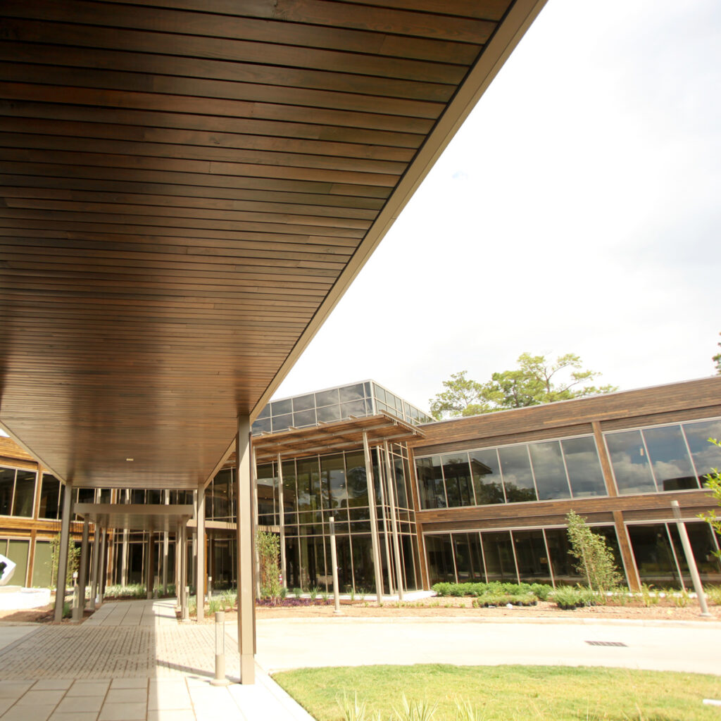 GeoSouthern headquarters chose Accoya wood for siding.