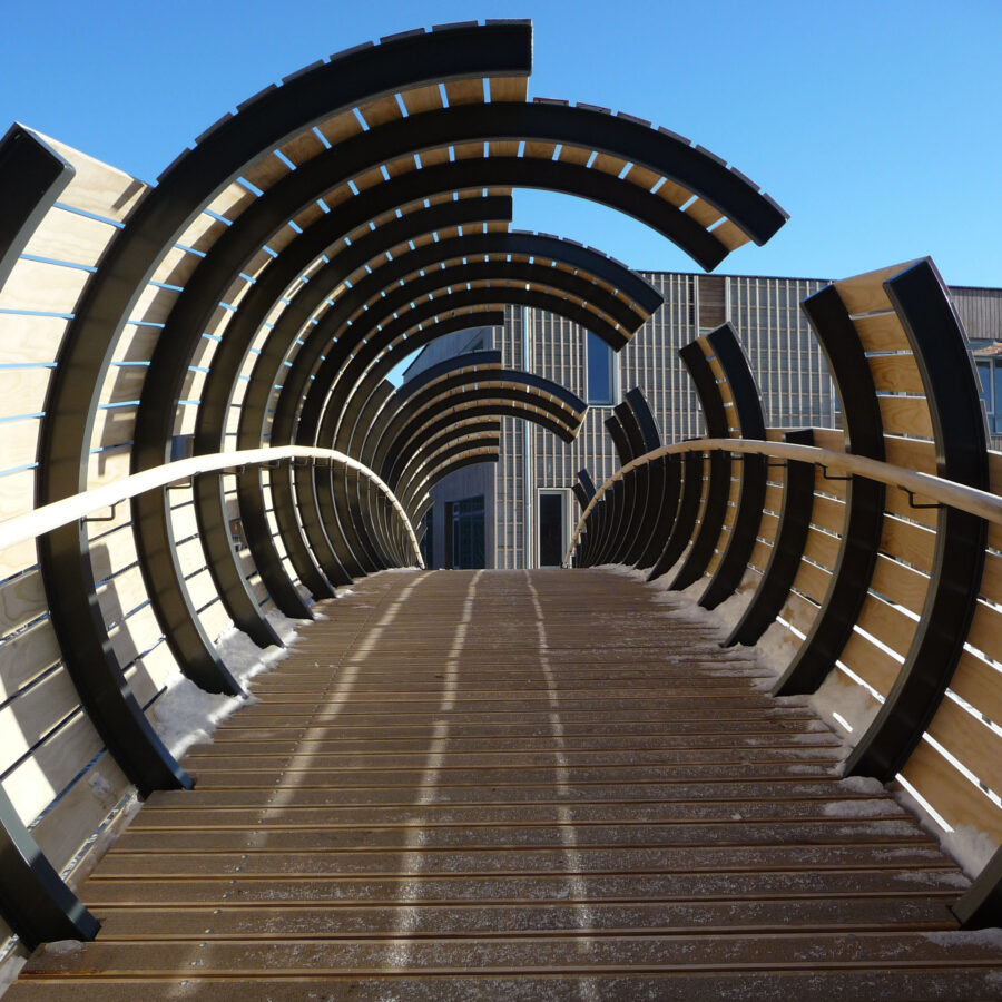 Wooden bridge, Floating bridge, Timber Boardwalk Construction | Accoya