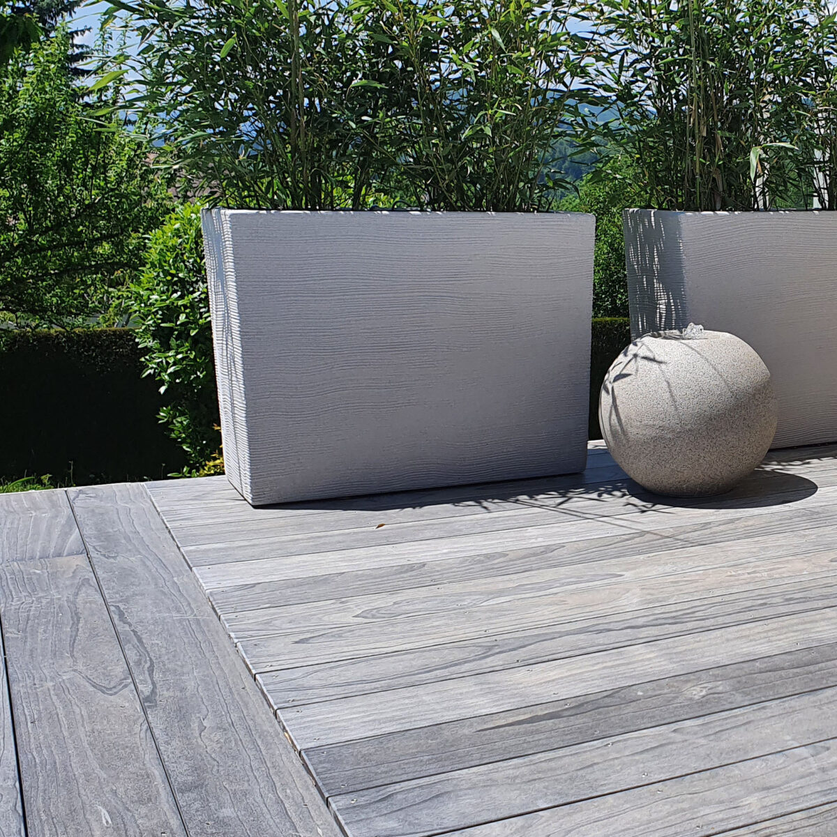 Accoya Color Grey Decking and Pool Surround