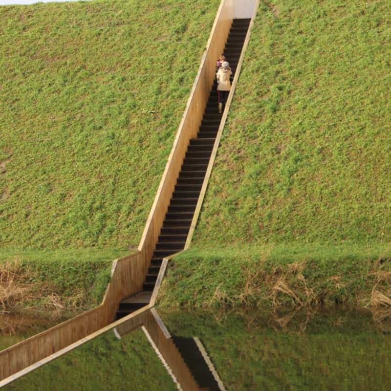 Wooden bridge, Floating bridge, Timber Boardwalk Construction | Accoya