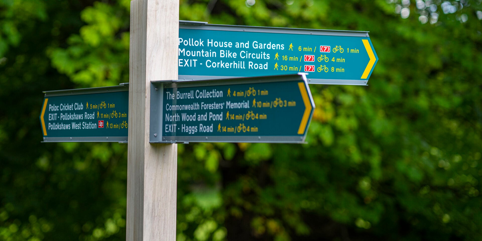 Pollok Country Park Signs - Accoya Acetylated Wood | High performance ...