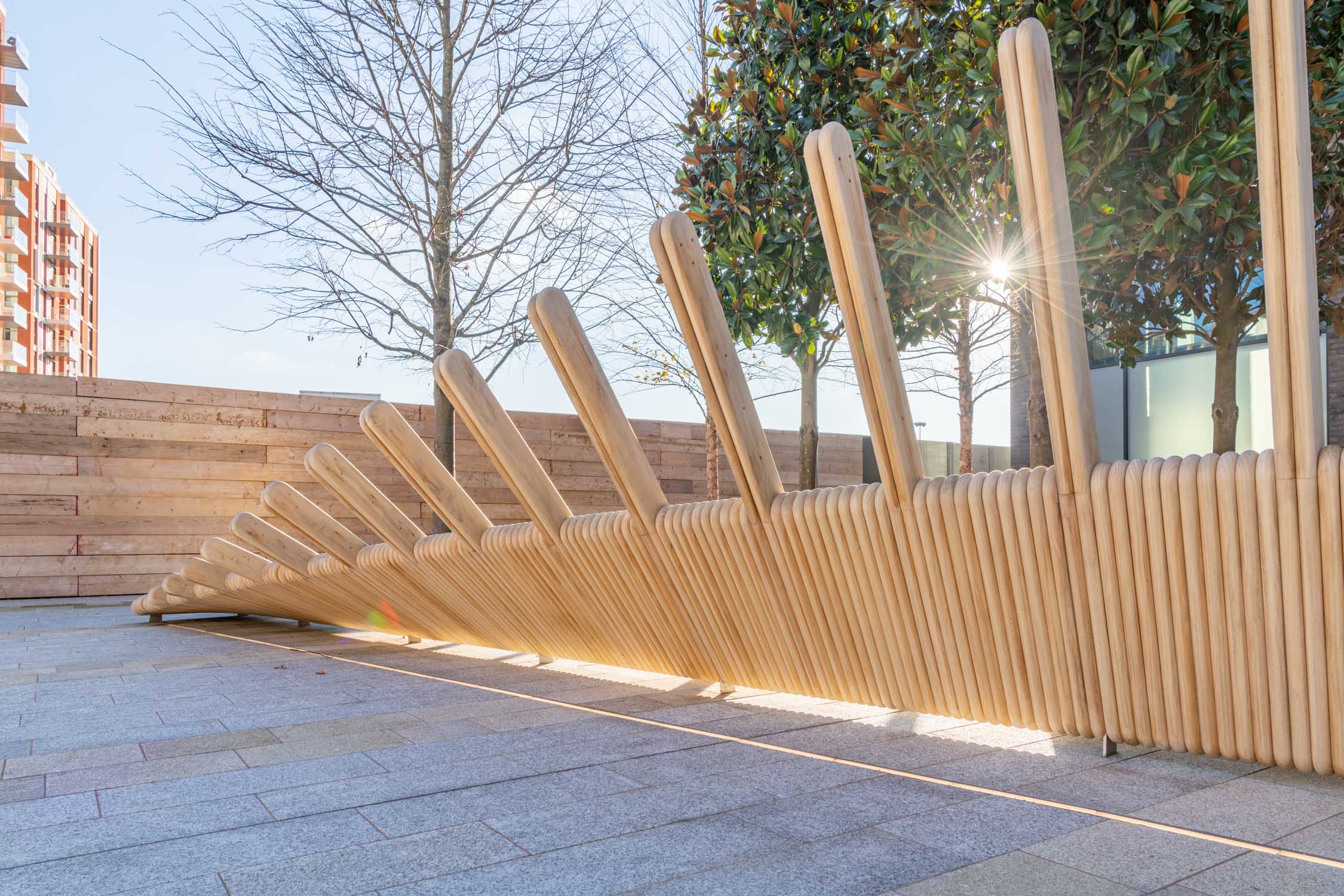 Accoya sculptures Nine Elms - Accoya Acetylated Wood | High performance ...