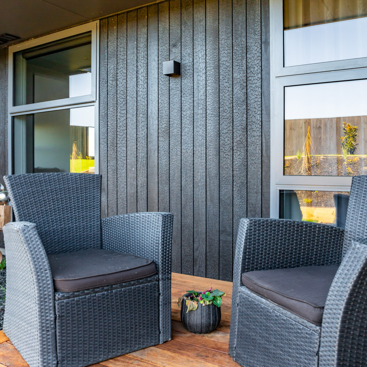 Accoya Charred Cladding Elevates Design of Private Residence - Accoya