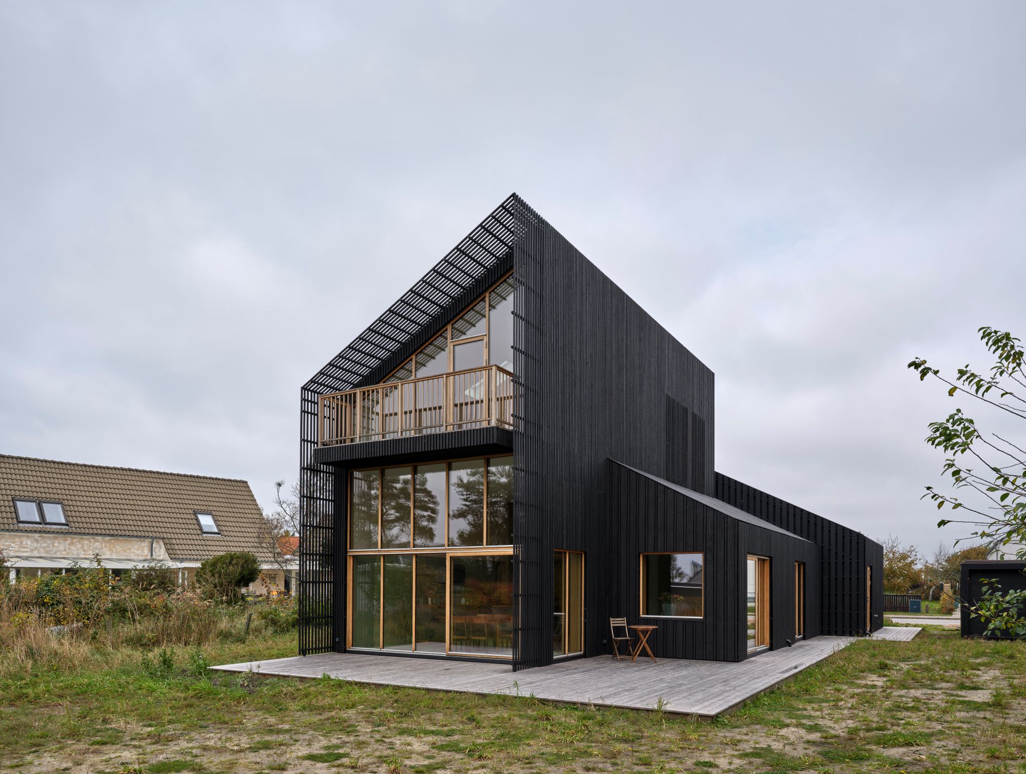 Charred Accoya Cladding for a Low-Carbon Architectural Showcase